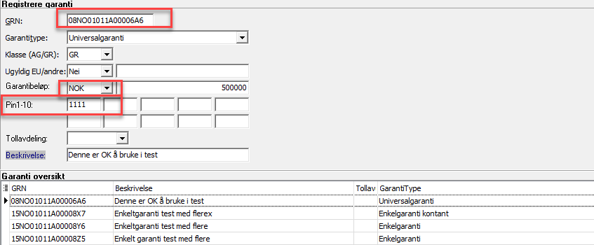 NCTS 5 NO - Functions & Default settings